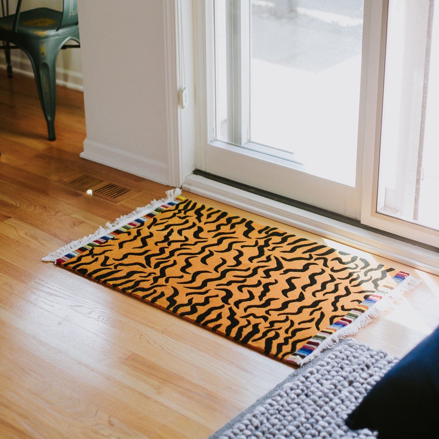 Handcrafted Wool Tiger Rugs - Made in Nepal - DharmaShop