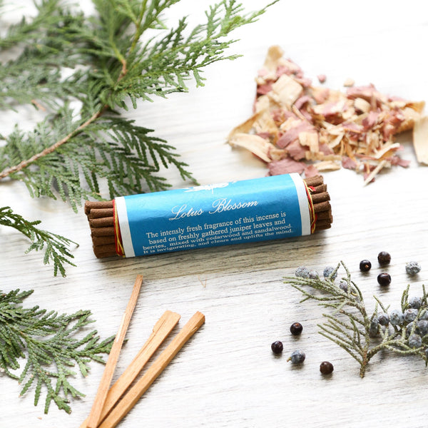 Blue Lotus Blossom Incense Handmade by Nuns - DharmaShop