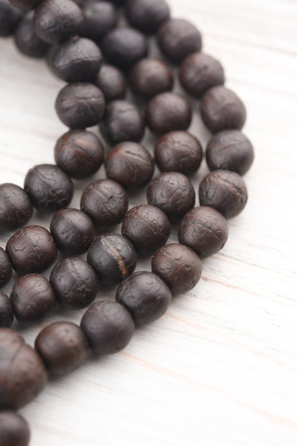 Antique Dark Bodhi Seed Mala - DharmaShop