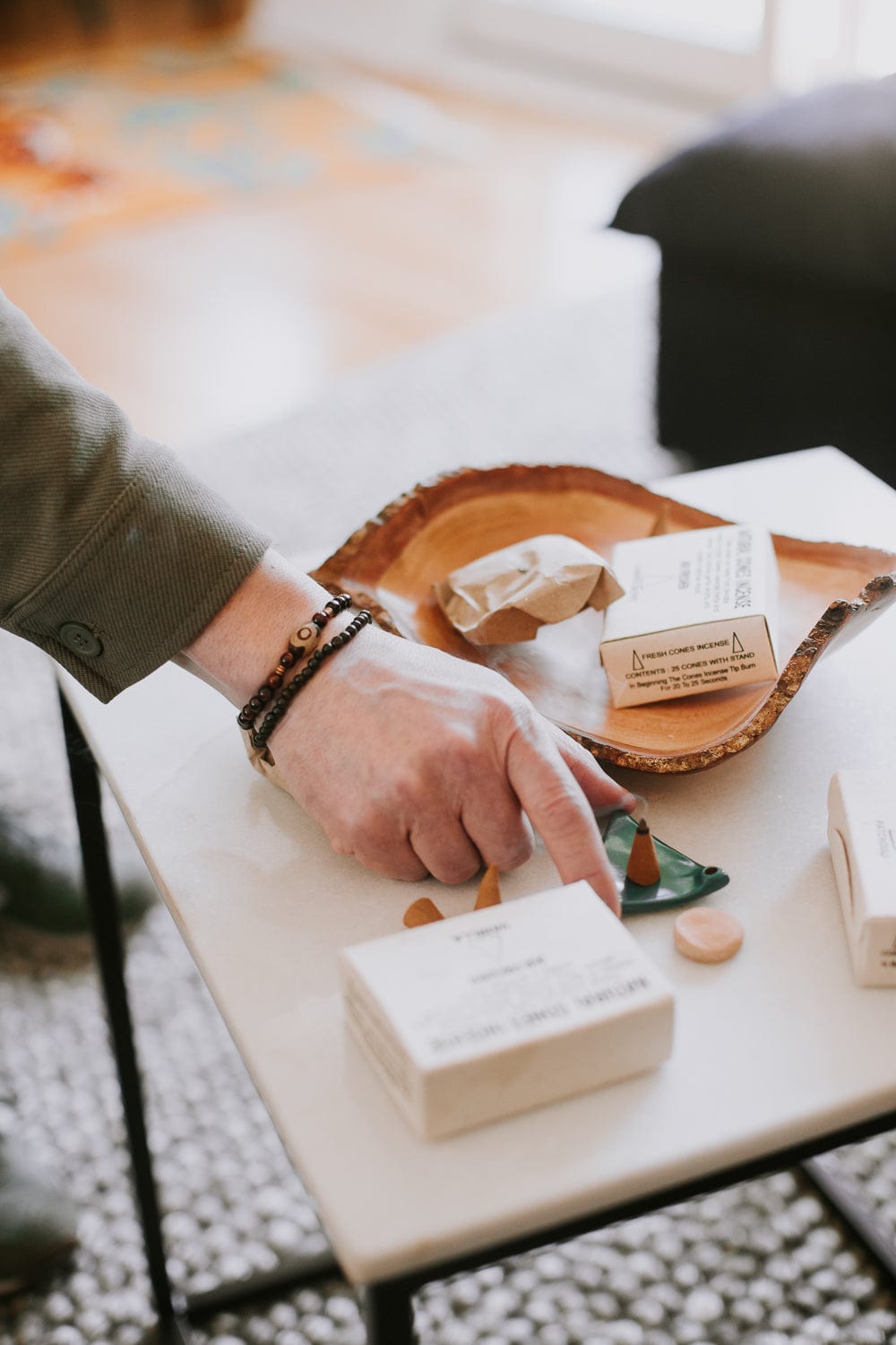 Traditional Tibetan Bone Mala Bracelet - DharmaShop