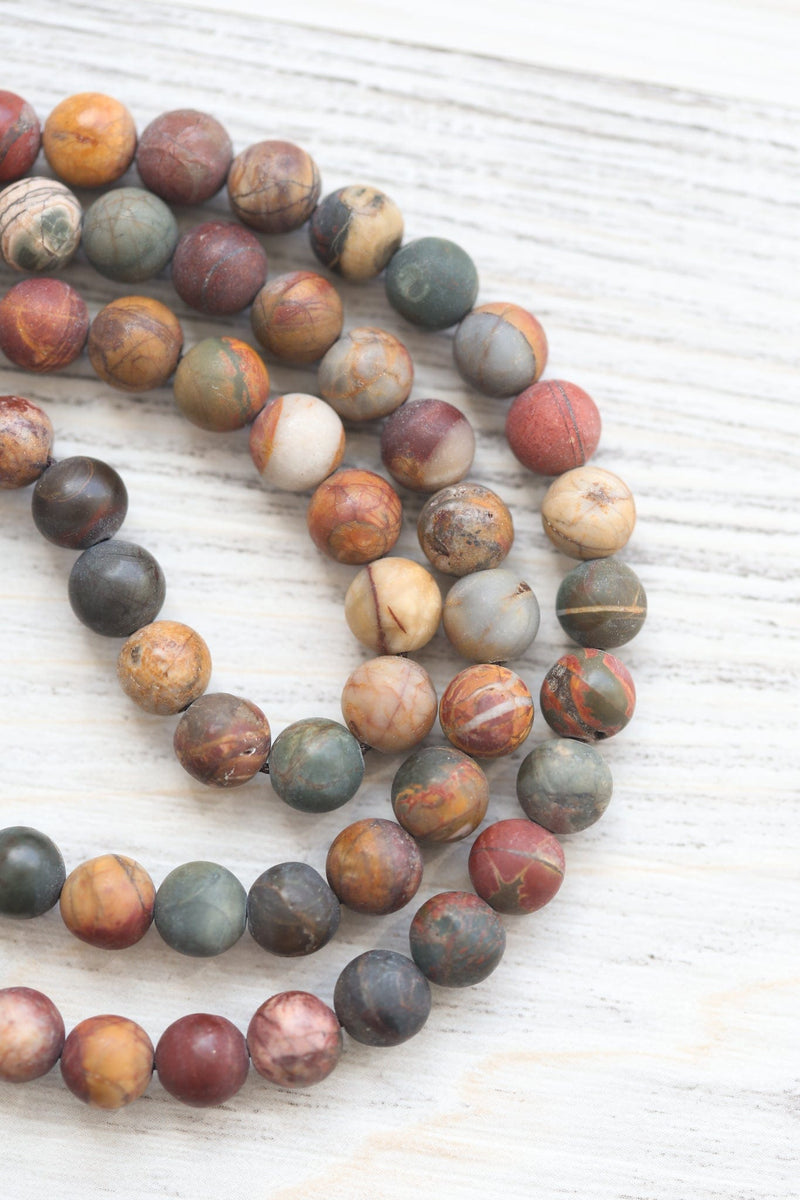 Matte Riverstone Mala - DharmaShop