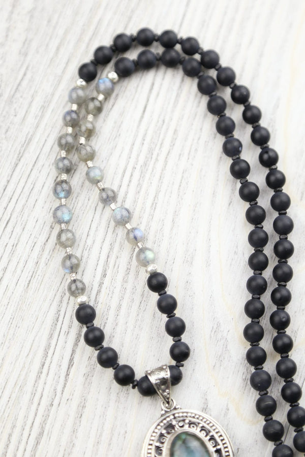 Shadow & Light Tibetan Gau Locket Mala - DharmaShop