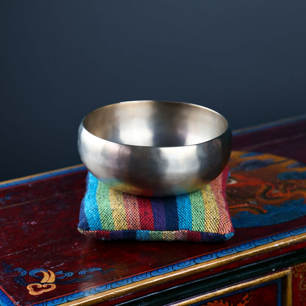 Rainbow Chakra Singing Bowl Pillow - DharmaShop