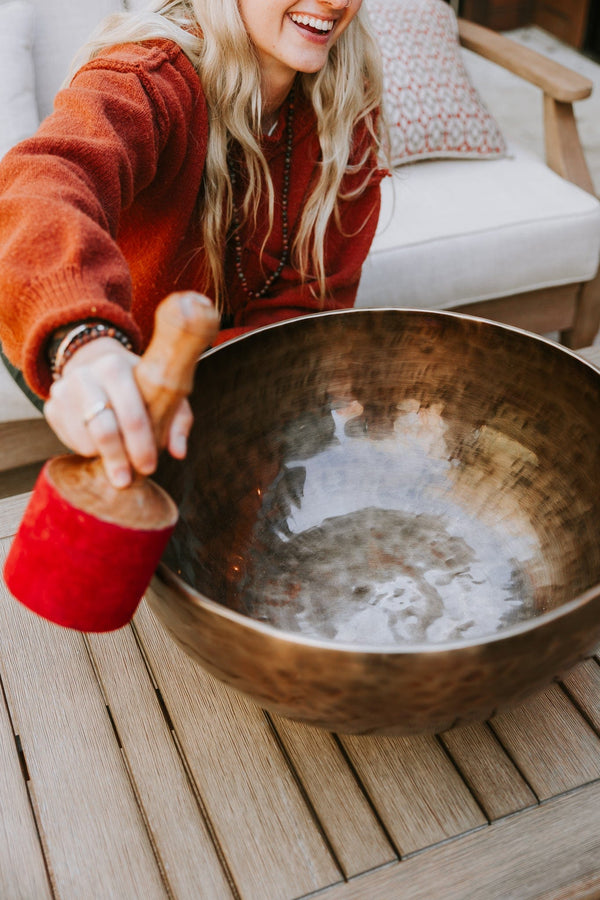 World's Largest Moon Bowl - Standing Singing Bowl - DharmaShop