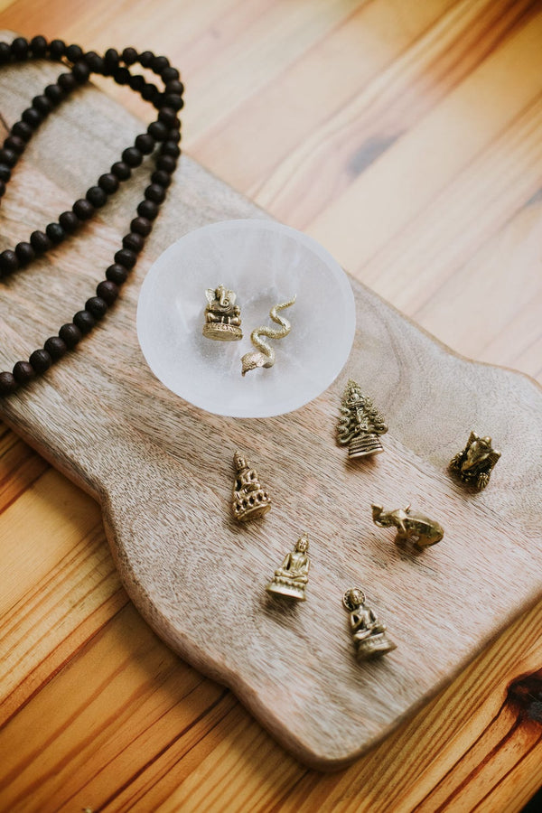 Mini Brass Dragon Statue - DharmaShop