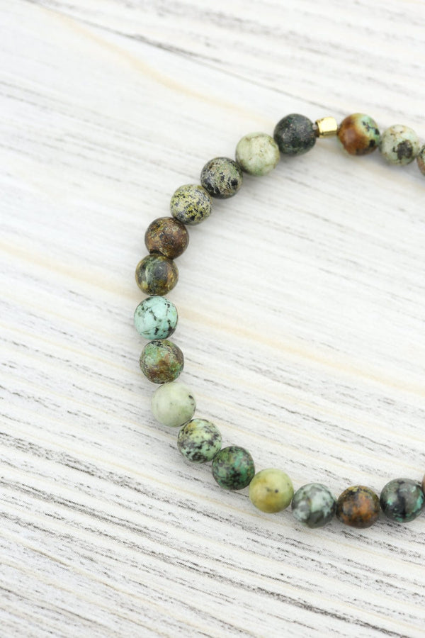 African Turquoise Everyday™ Mala Bracelet - DharmaShop