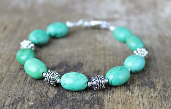 Turquoise Bead Bracelet - DharmaShop