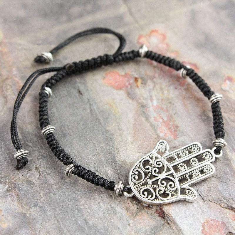 Divine Protection Bracelet with Hamsa - DharmaShop