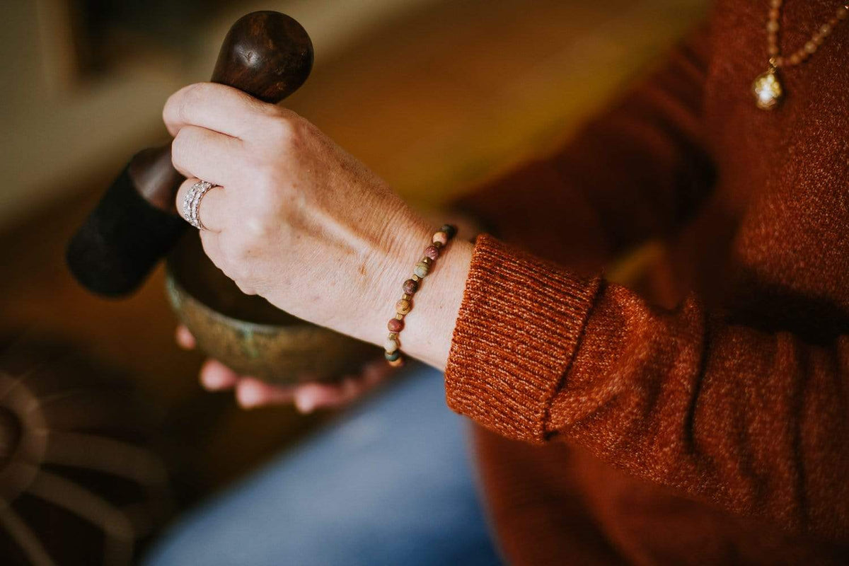 Riverstone Spiritual Grounding Bracelet Bracelet - DharmaShop