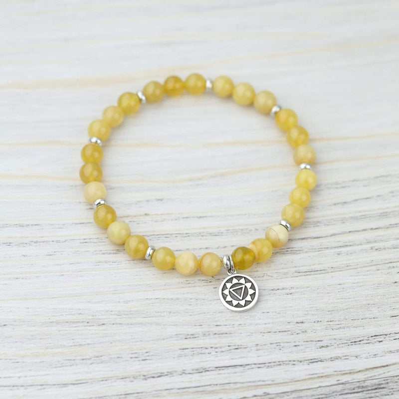 Solar Plexus Chakra Yellow Opal Bracelet Bracelet - DharmaShop