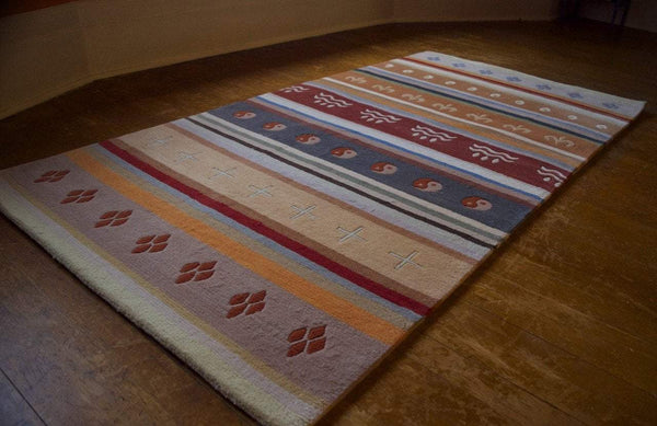 Tibetan Wool Chuba Design Carpet - DharmaShop