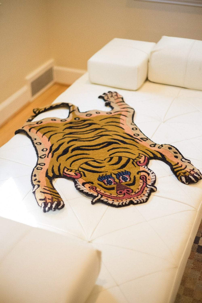 Small Tibetan Tiger Rug 10 - DharmaShop