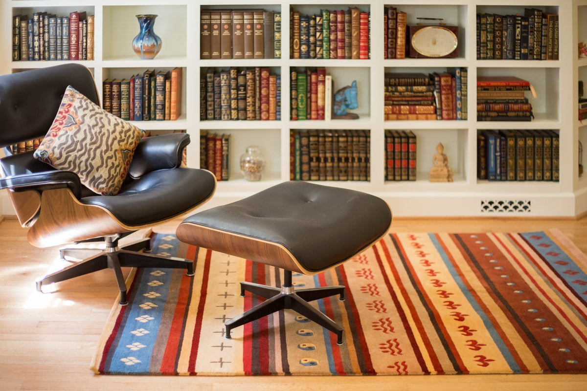 Traditional Tibetan Chuba Area Rug - DharmaShop