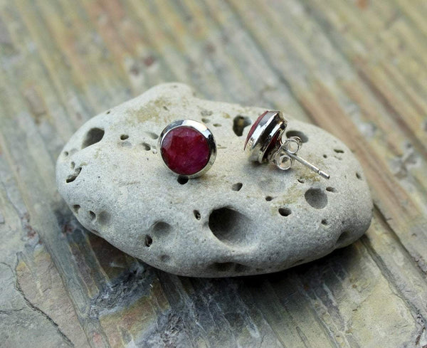 Ruby Post Earrings - DharmaShop