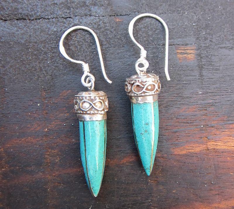 traditional Horn Earrings - DharmaShop