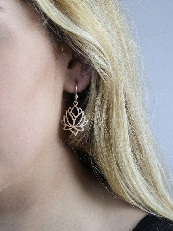 Lotus Flower Compassion Earrings - DharmaShop
