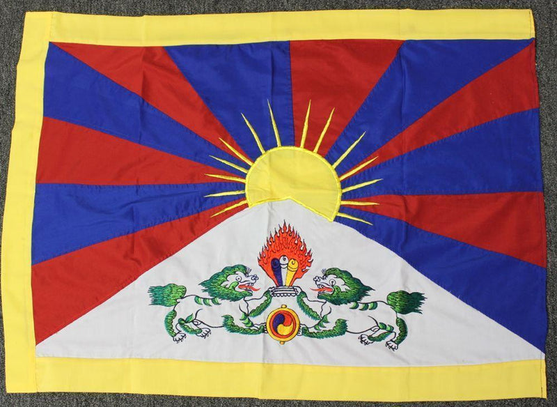 Embroidered Tibetan Flag - DharmaShop