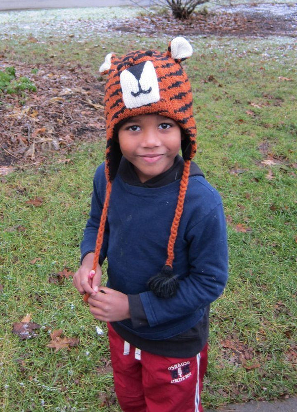 100% Wool Tiger Hat Adult Size - DharmaShop