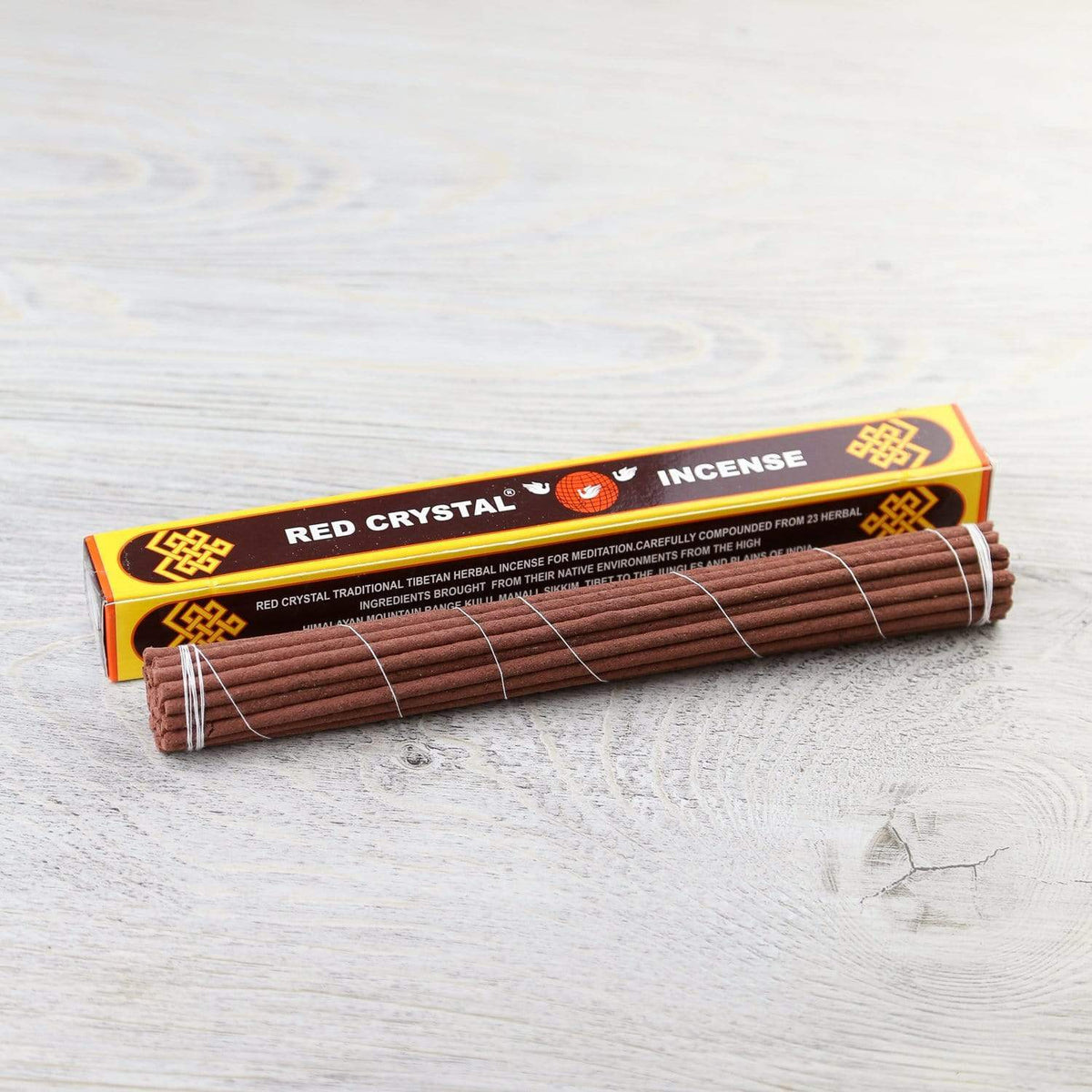 Red Crystal Tibetan Incense - DharmaShop