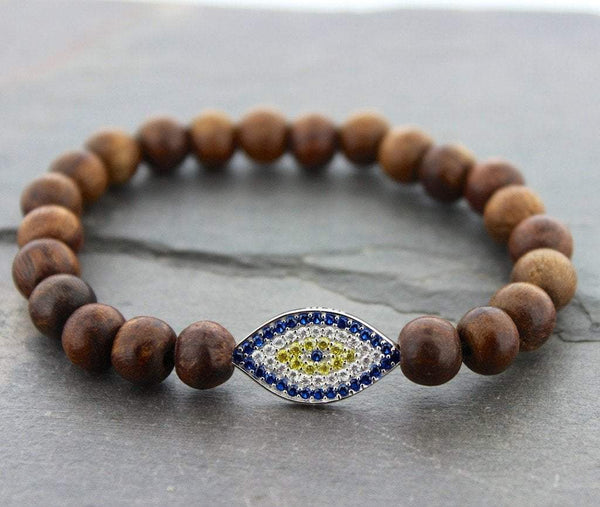 Hand Made Evil Eye Mala Bracelet - DharmaShop