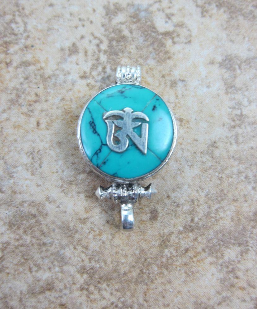 Sterling Silver Om Gau Locket - DharmaShop