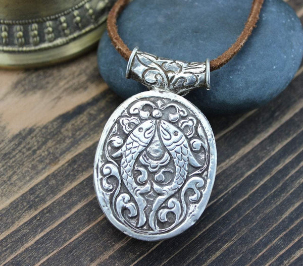 One of a Kind Jade Ganesh Pendant - DharmaShop