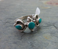 Turquoise Dorje Ring - DharmaShop