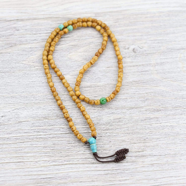 Antique Hand Carved Skull Mala - DharmaShop