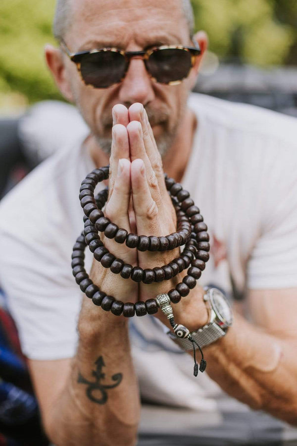 Dark Bodhi Mantra Dzi Mala - DharmaShop