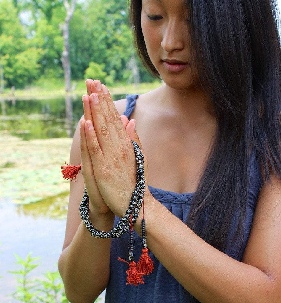 Wearing Mala Necklaces