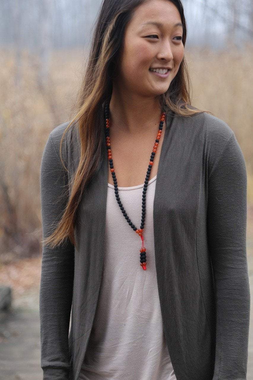 Natural Strength Matte Onyx Mala - DharmaShop