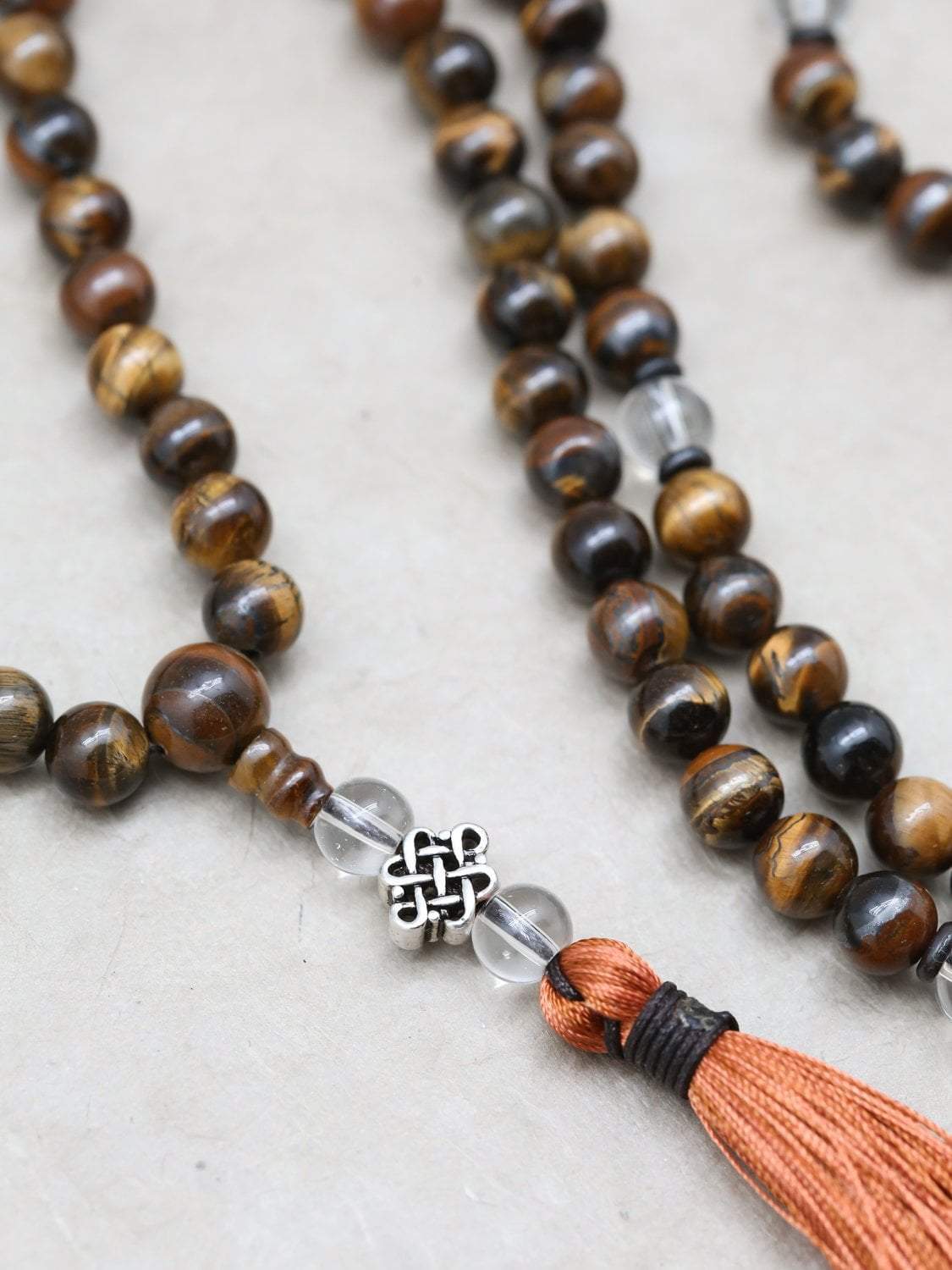 Grounding Tiger Eye Energy Mala - DharmaShop