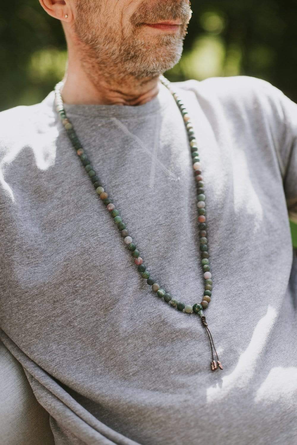 Matte Bloodstone Vitality Mala - DharmaShop