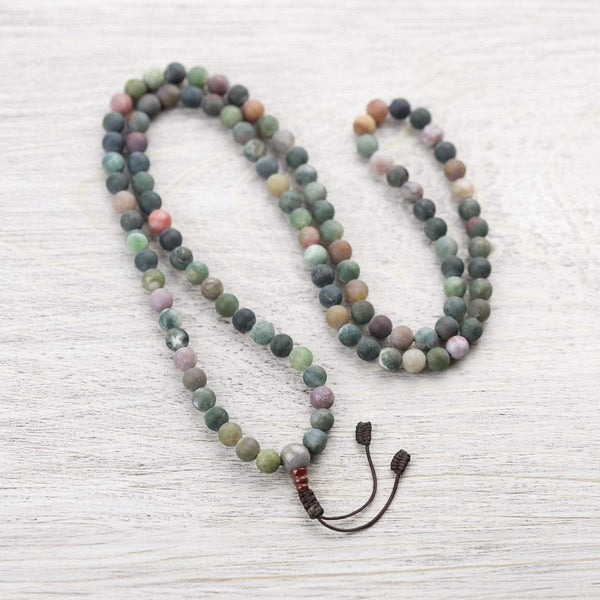 Matte Bloodstone Vitality Mala - DharmaShop