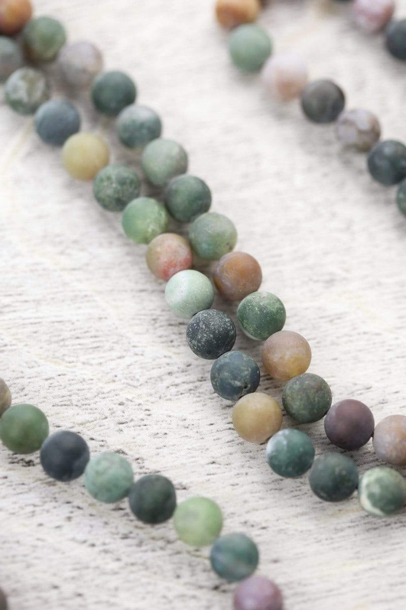 Matte Bloodstone Vitality Mala - DharmaShop