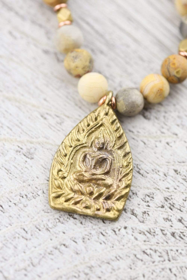 Nature's Protection Amulet Mala Necklace - DharmaShop