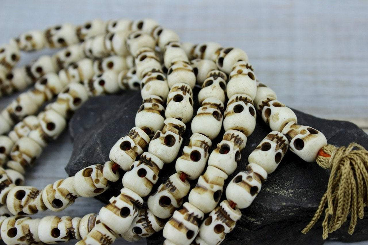 Large Bone Skull Mala - DharmaShop