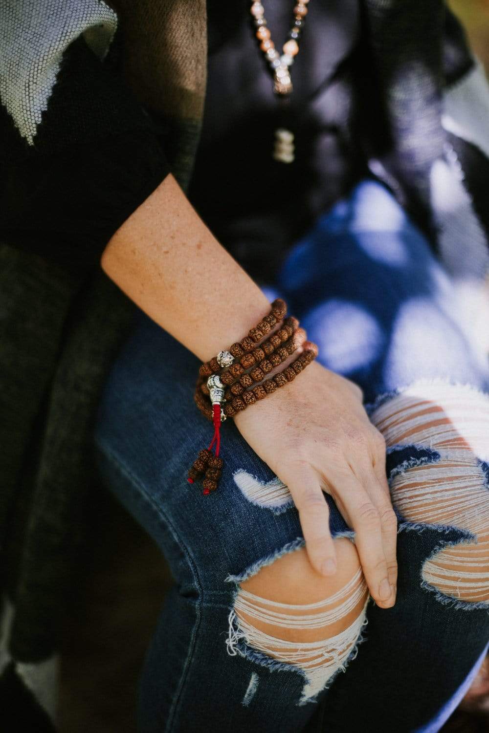 Rudraksha Om Mani Mala - DharmaShop