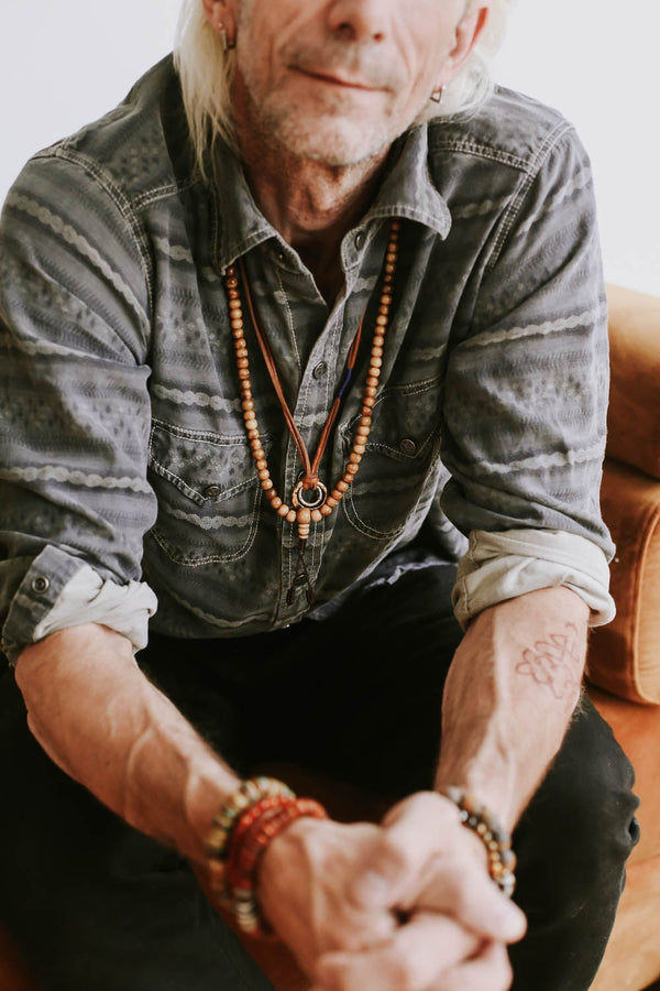 Traditional Tibetan Bone Mala Necklace - DharmaShop