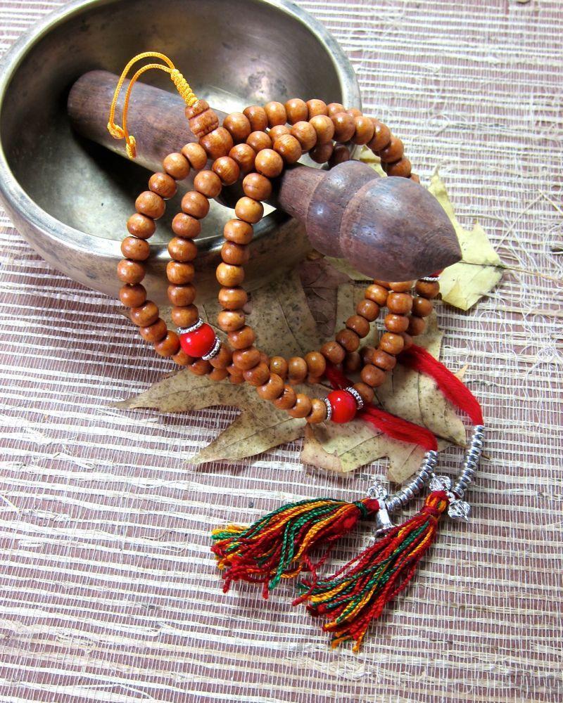 Natural Wood Mala - DharmaShop