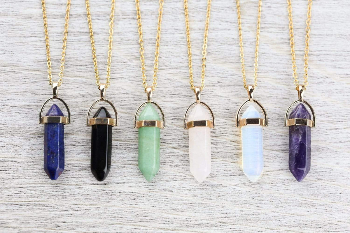 Crystal Gemstone Necklace - DharmaShop
