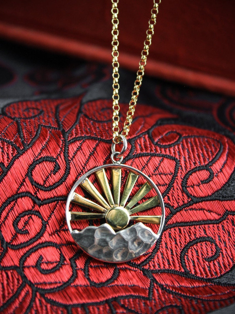 Rising Tibetan Sun Necklace - DharmaShop
