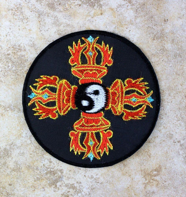 Tibetan Double Dorje Patch - DharmaShop