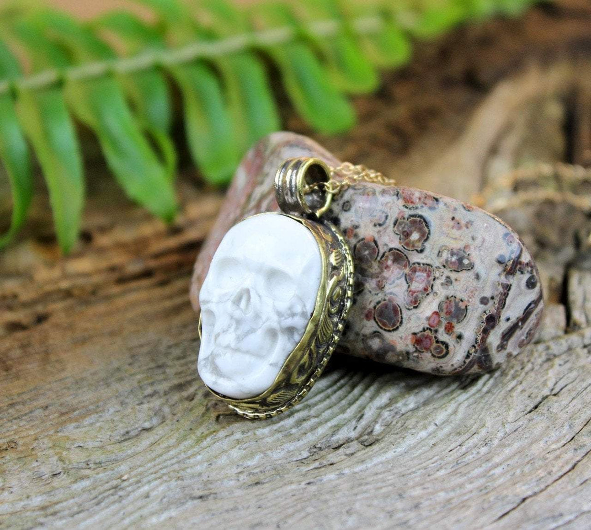Granite Skull Pendant - DharmaShop