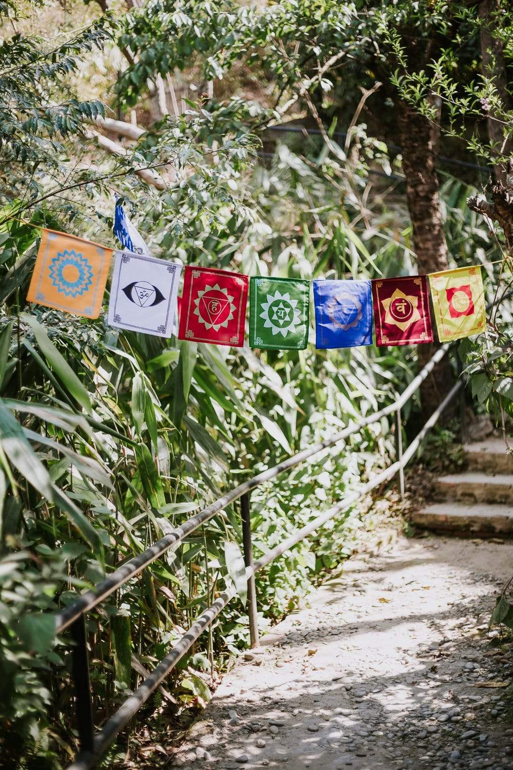 7 Chakra Energy Prayer Flags - DharmaShop