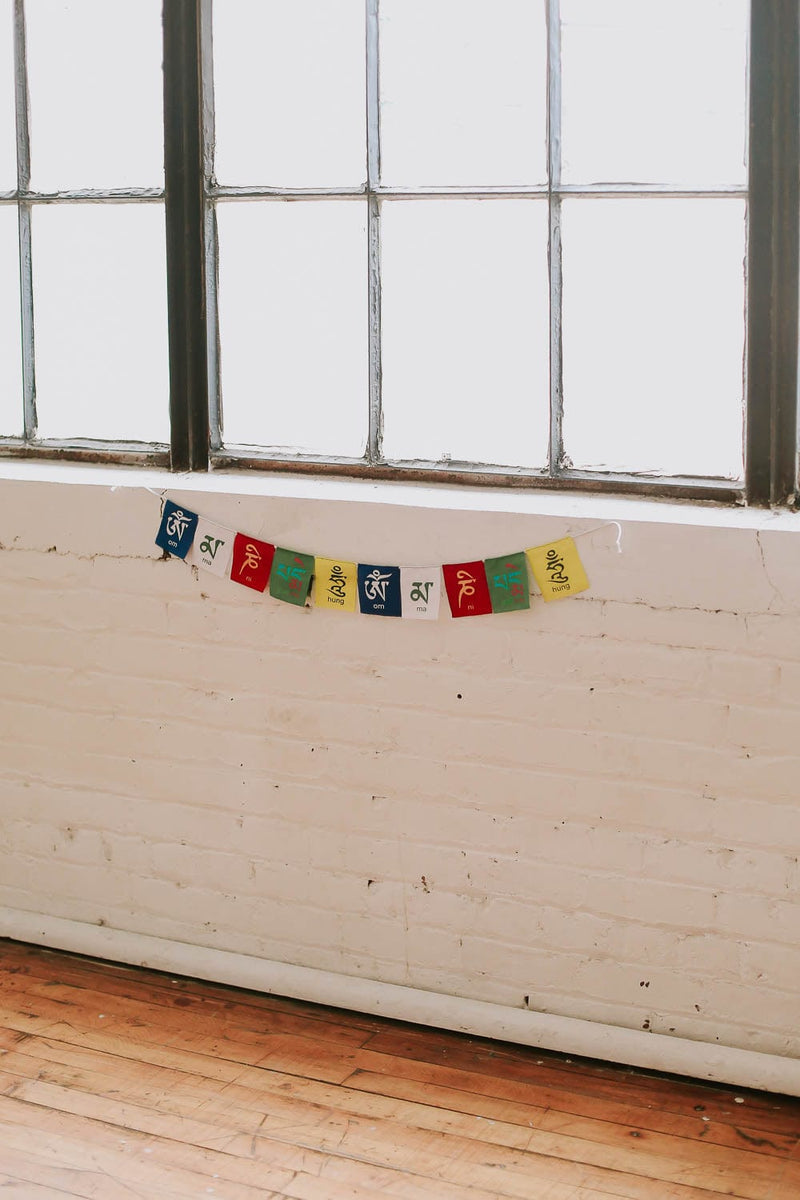 Compassion Mantra Prayer Flags - DharmaShop