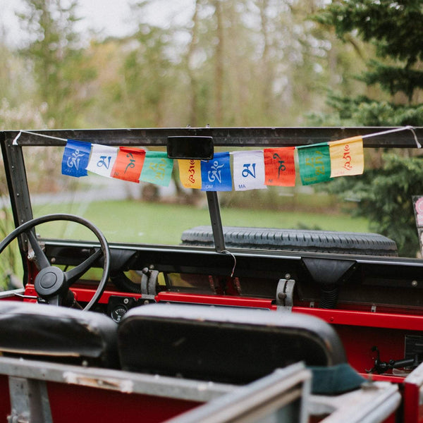 Compassion Mantra Prayer Flags - DharmaShop