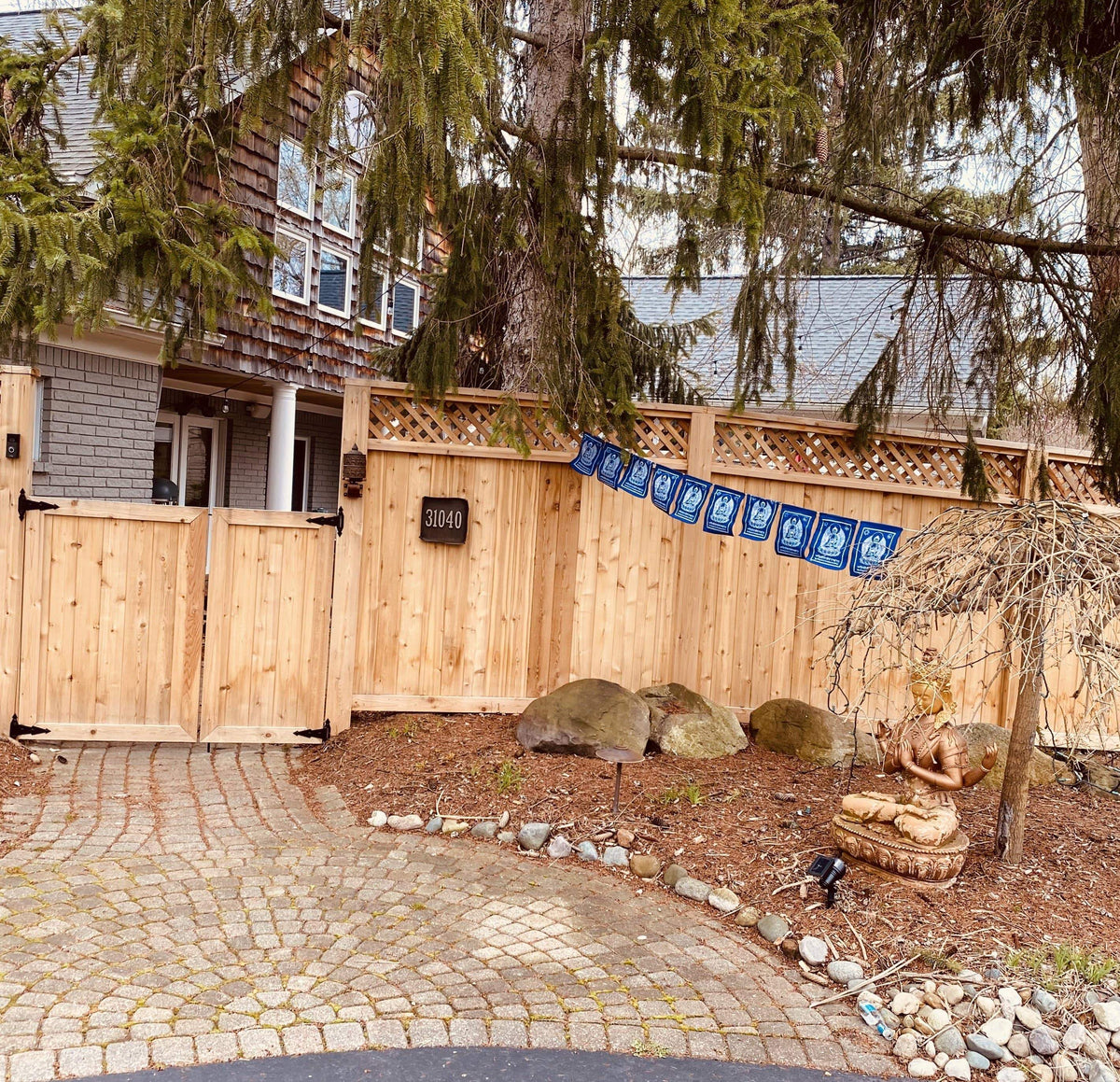 Healing Blue Buddha Prayer Flags - DharmaShop