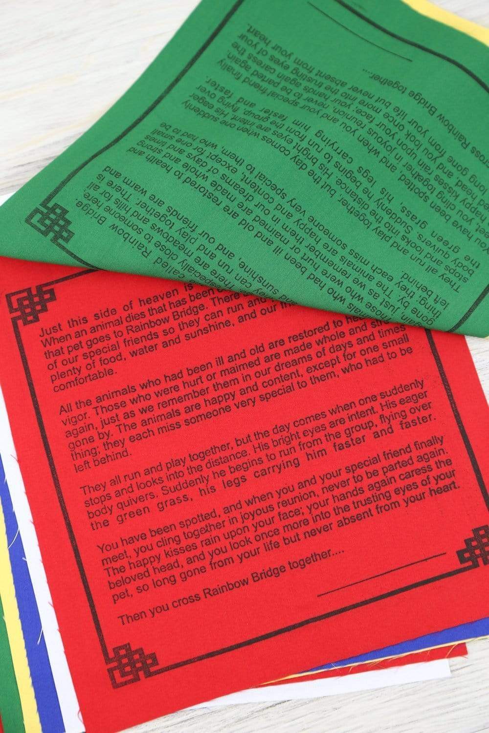 Rainbow Bridge Prayer Flag - DharmaShop