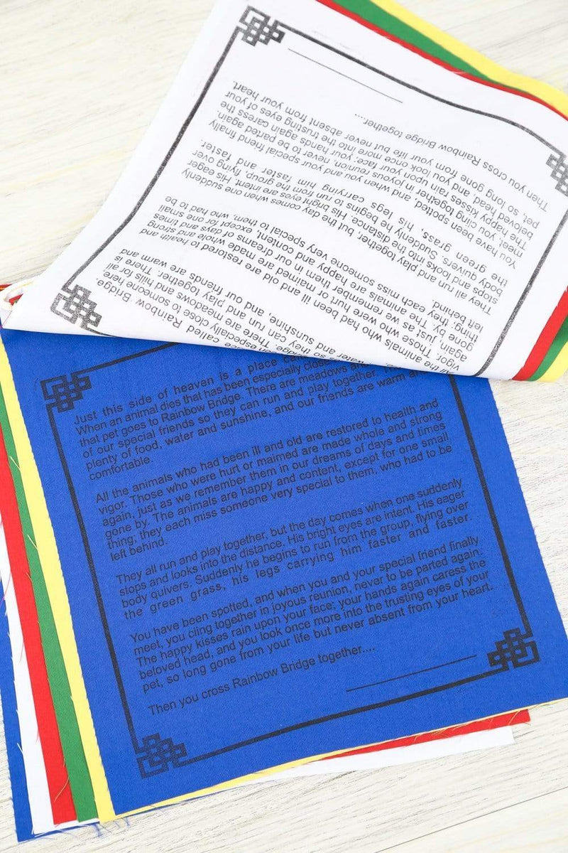 Rainbow Bridge Prayer Flag - DharmaShop